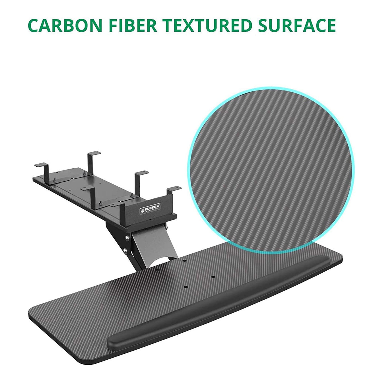 30'' Black Practical Gaming Adjustable Slide-out Keyboard Tray