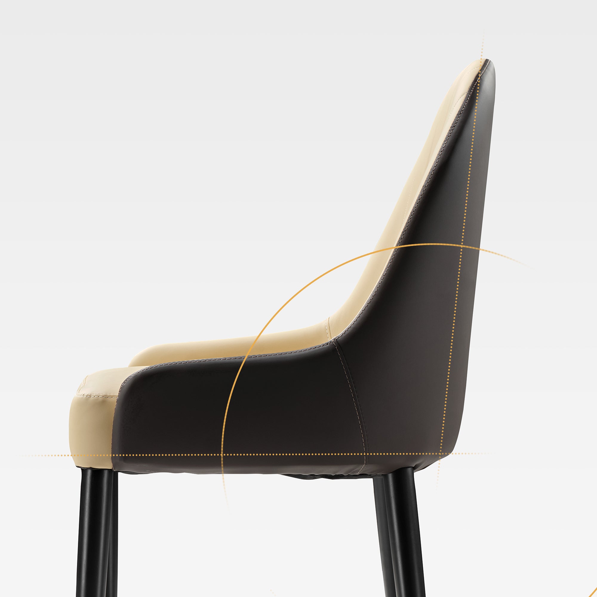 Dining chairs with dark brown legs store