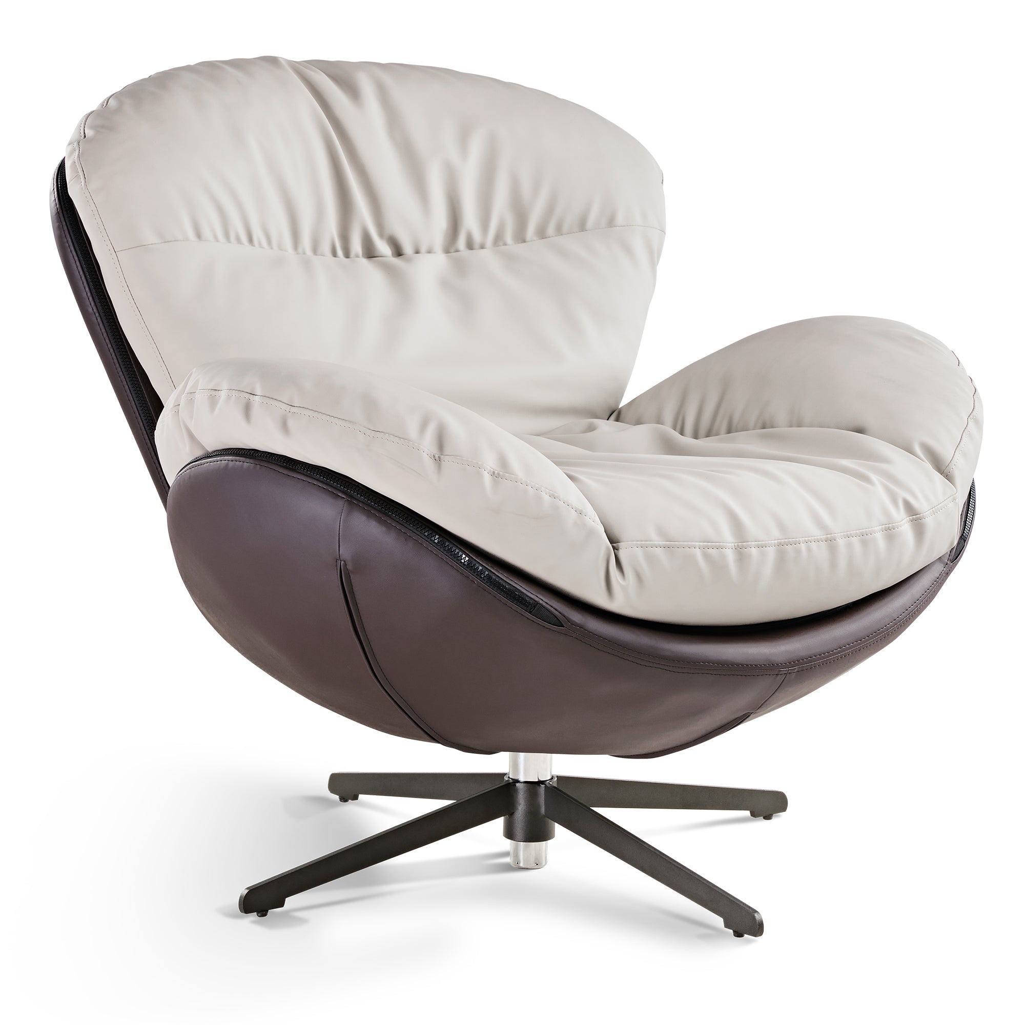Eureka Ergonomic Chaise Swivel Comfort Lounge Chair For Living Room