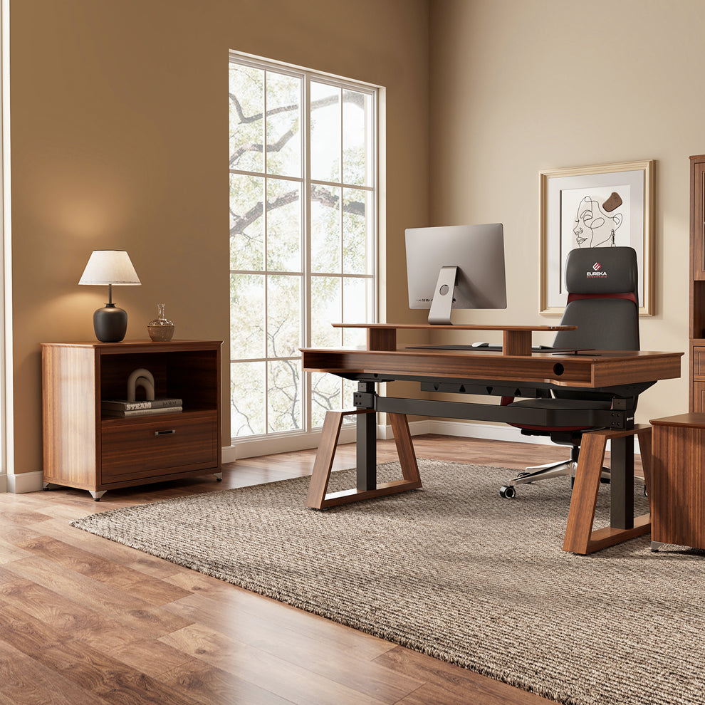 Eureka Ergonomic Display File Storage Cabinet - Modern Office Storage