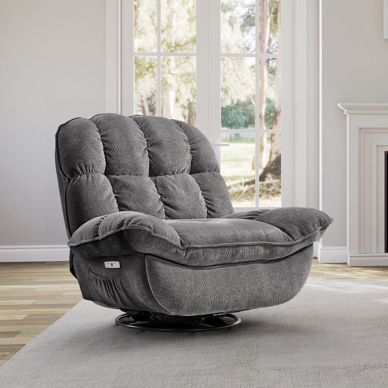 Power Swivel Rocking Recliner Chair with Storage Bag|Eureka Ergonomic