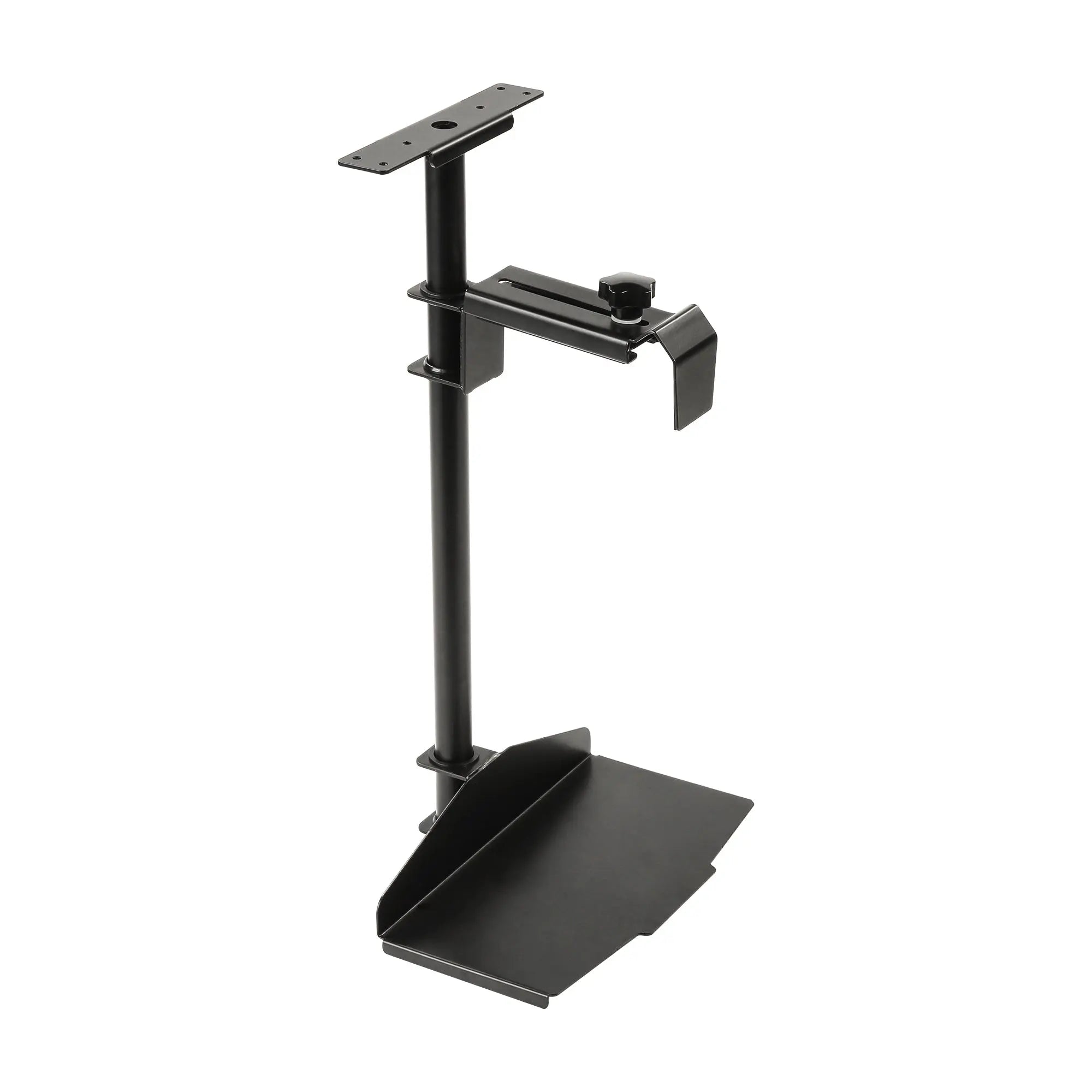 Black Practical Height & Width Adjustable CPU Holder | Eureka Ergonomic