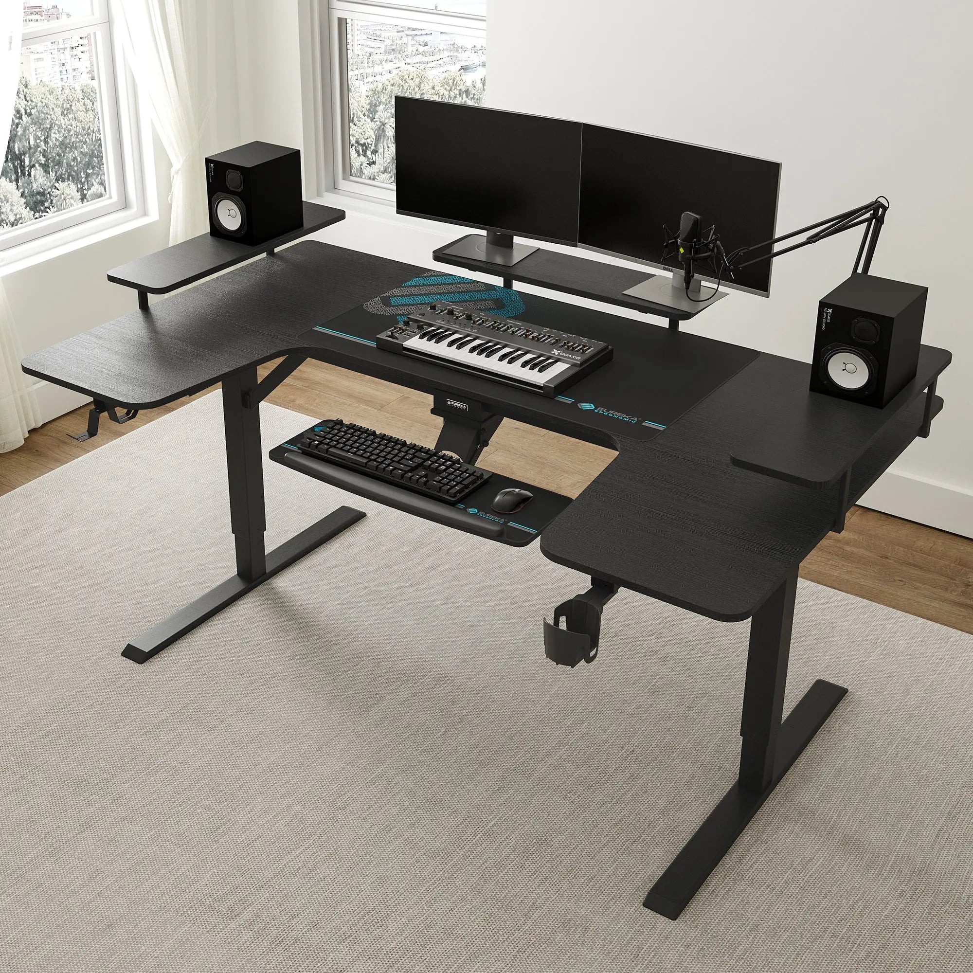 Best u shaped gaming desk store