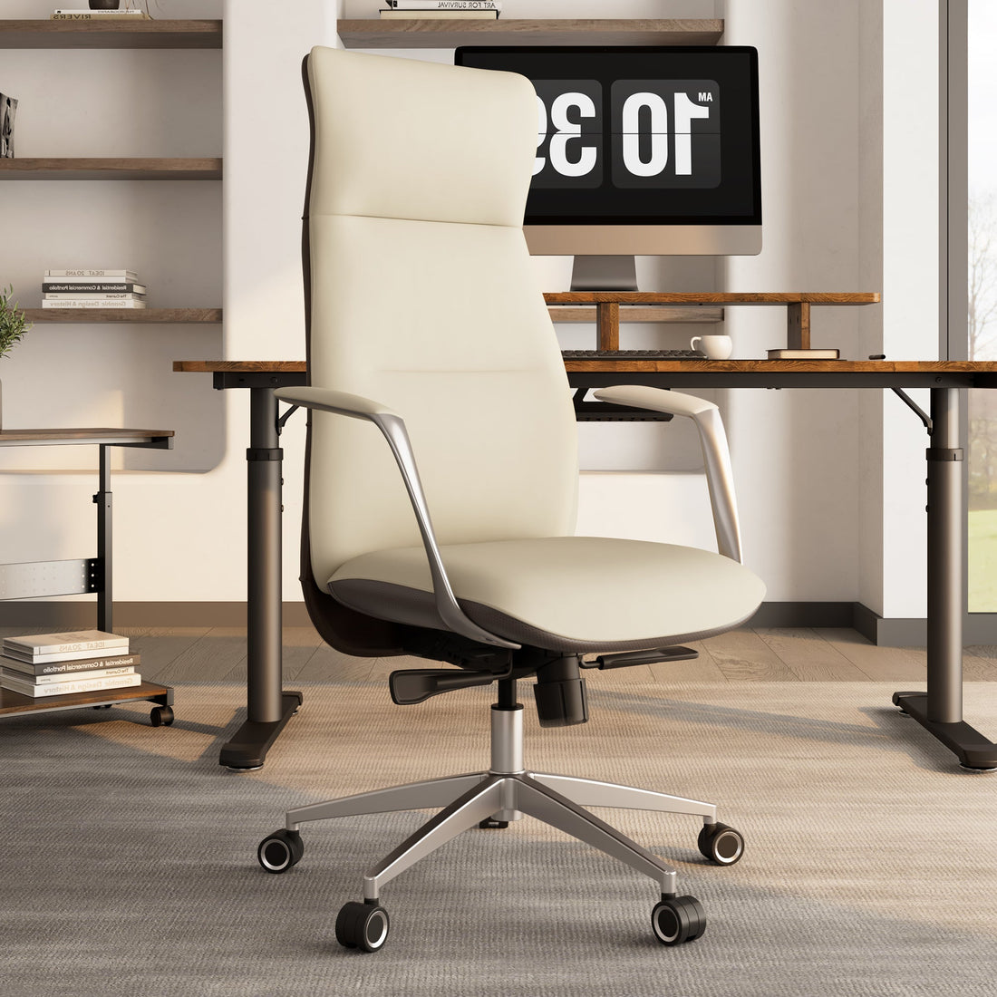 Eureka Ergonomic Best Leather Executive Desk Office Chair For Home