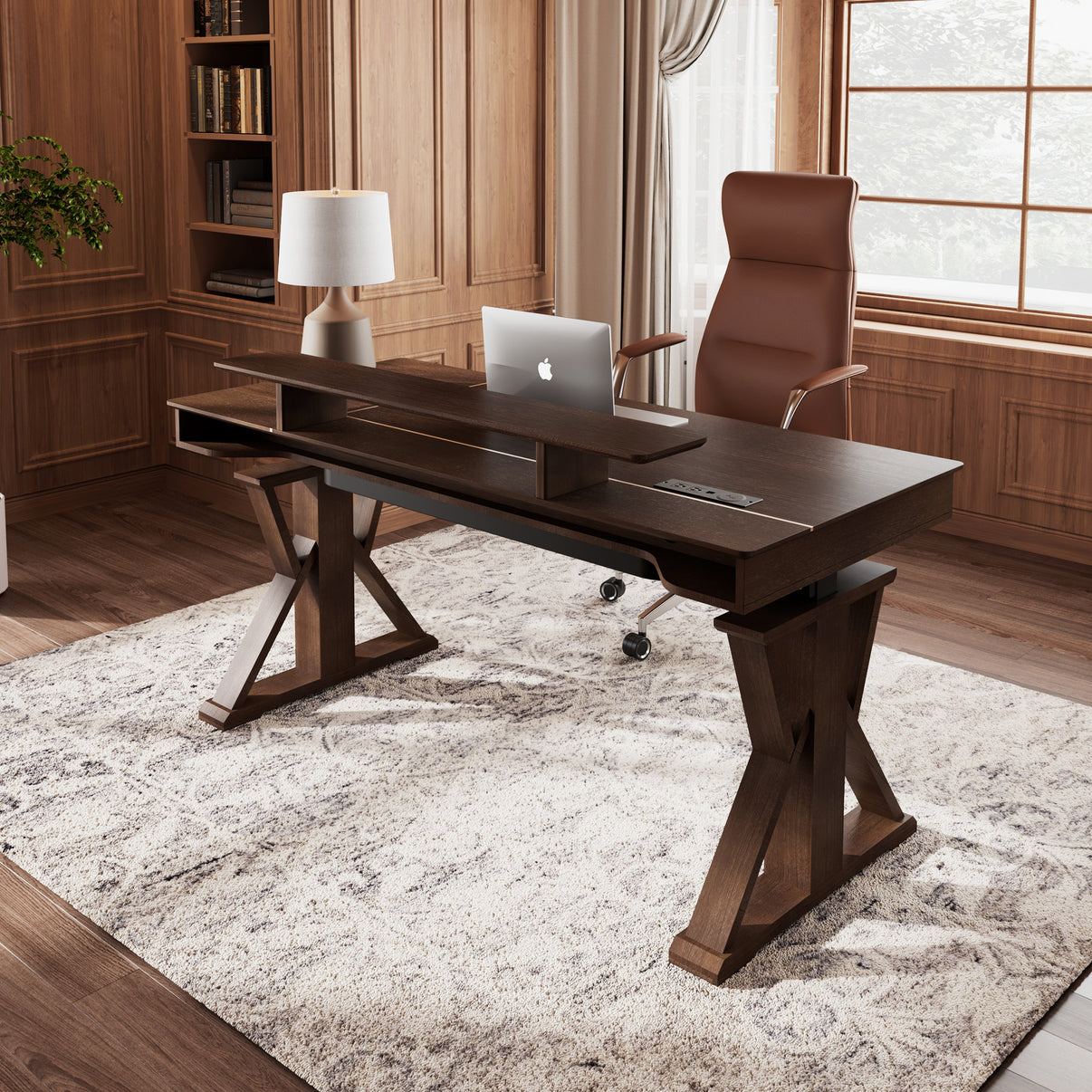 Eureka Ergonomic Ark SWS Pro Executive Standing Desk - 63x29