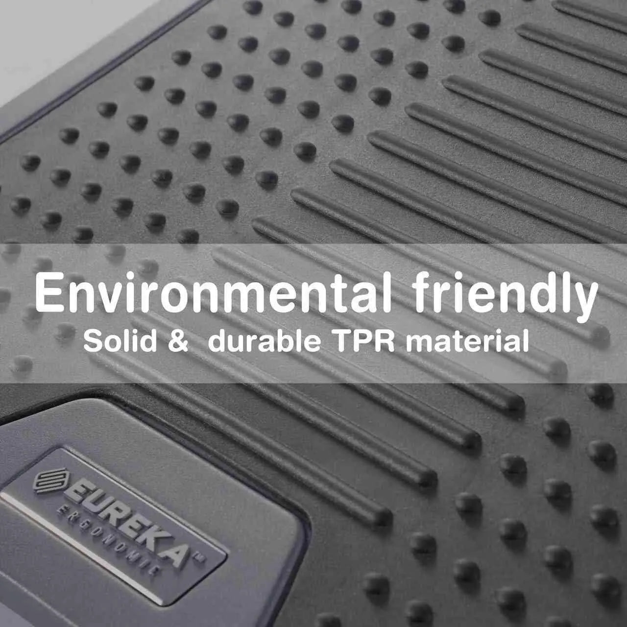 Adjustable Under Desk Foot Rest With Lockable Angles - Black & Grey ...